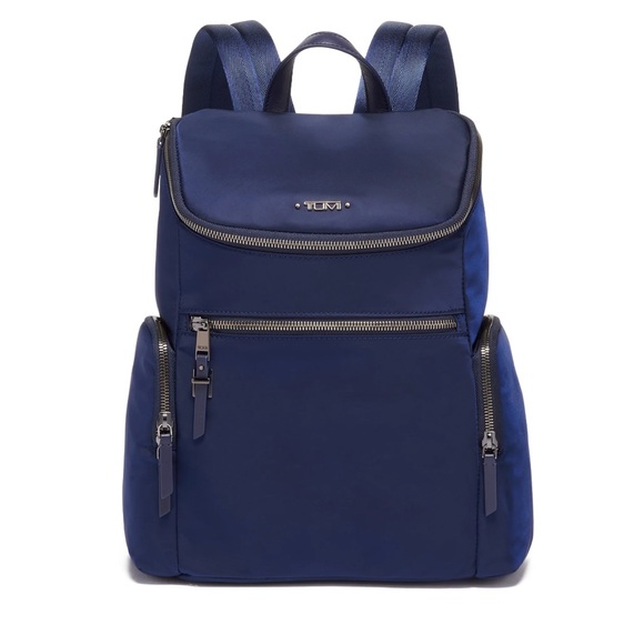 Tumi | Bags | Tumi Voyager Bethany Backpack Navy Blue Excellent ...